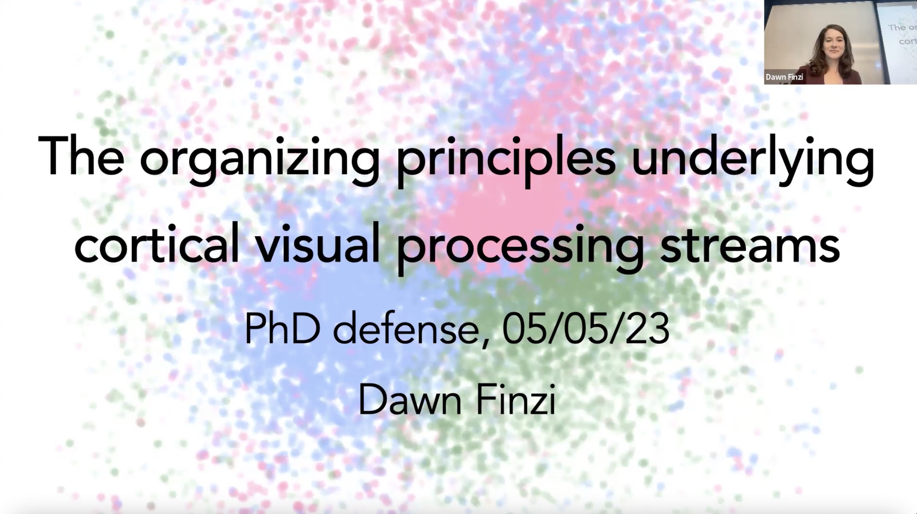 PhD defense | Dawn Finzi